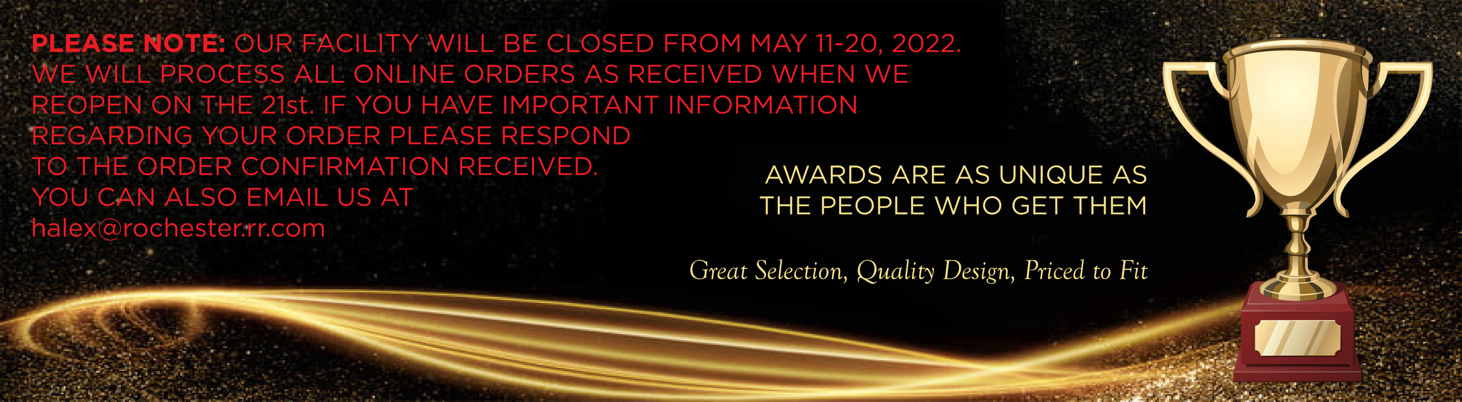 Halex Awards - Trophies and Awards with Expert Engraving and Imprinting