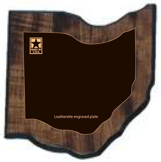 US and State Shape Plaques - Trophies and Awards with Expert Engraving ...